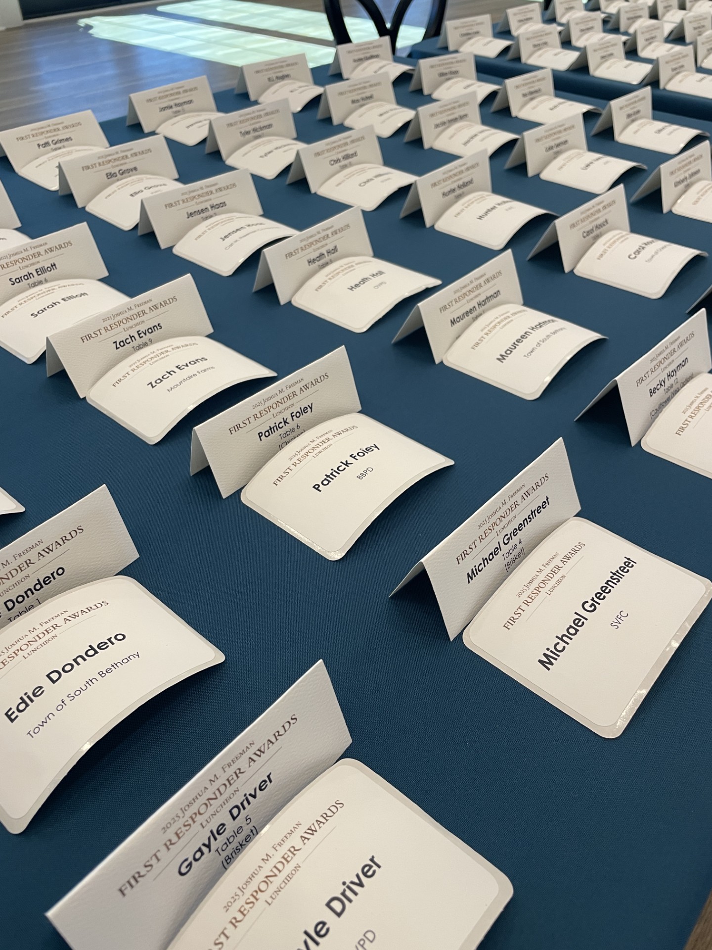 2025 Joshua M. Freeman First Responder Awards | The Quiet Resorts