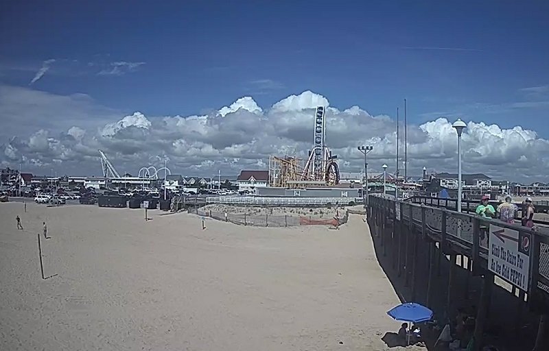 Ocean City Boardwalk Rides Cam | Live Webcams Ocean City MD