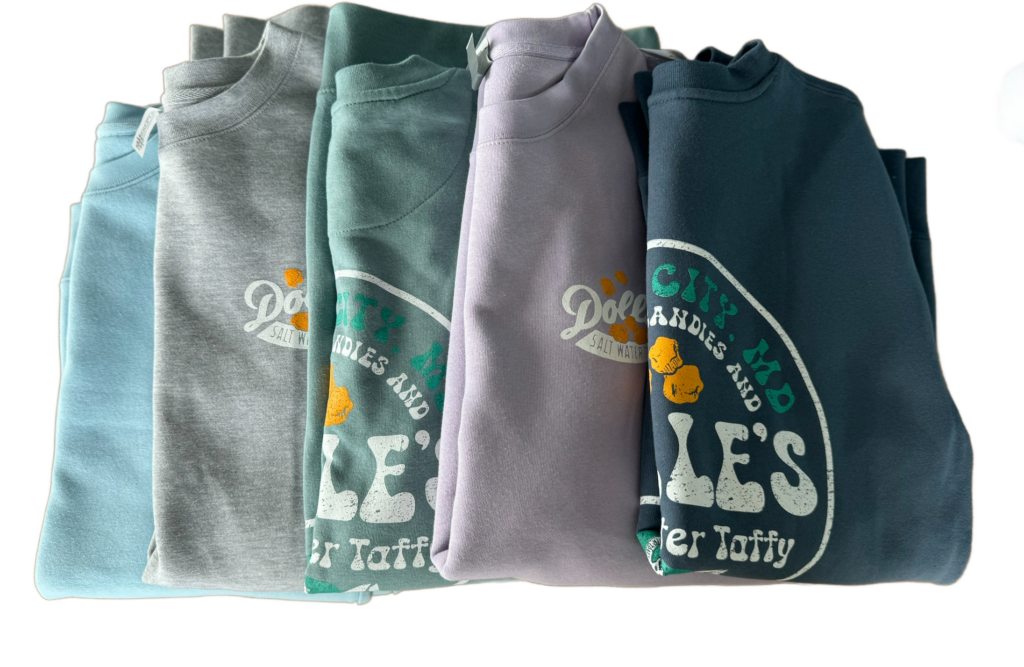 Dolle's Crewneck Sweatshirts | Dolle's Candyland | Ocean City, MD