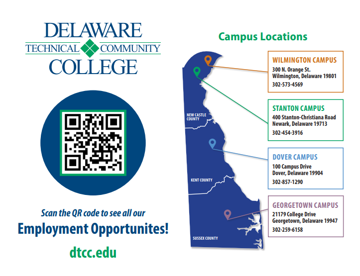 Delaware Technical Community College Employment Opportunities! | Lewes ...