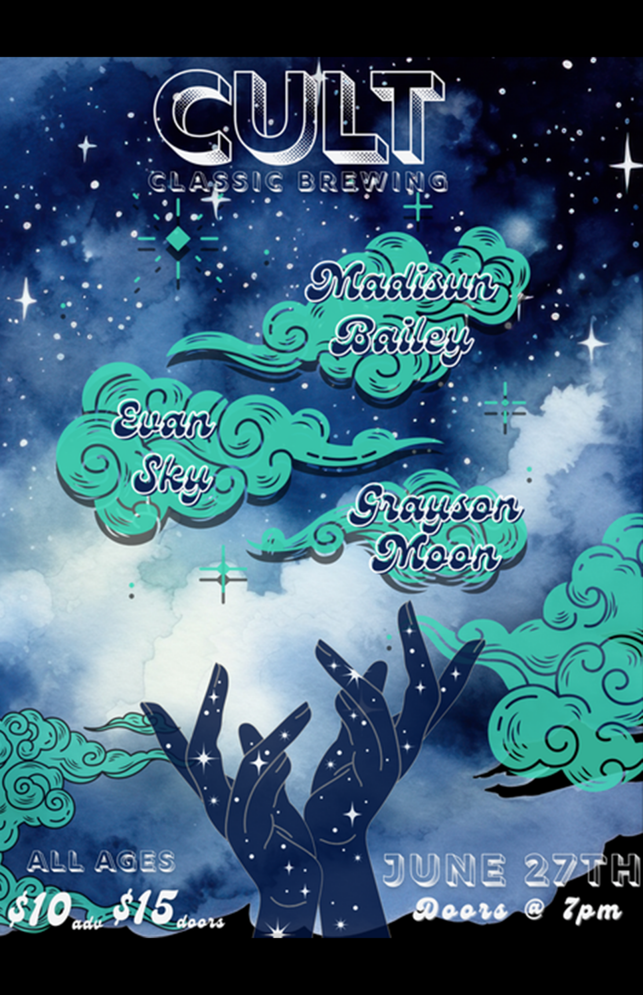 Evan Sky // Grayson Moon // Madisun Bailey LIVE at Cult - Visit Queen ...