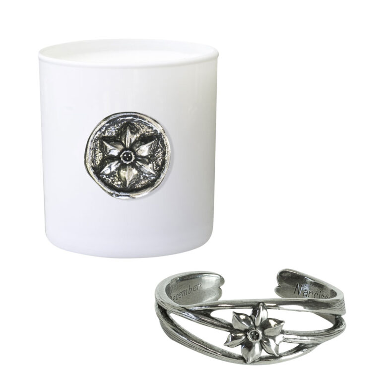 December Candle & Bracelet Gift Set – Narcissus | Salisbury, Inc ...