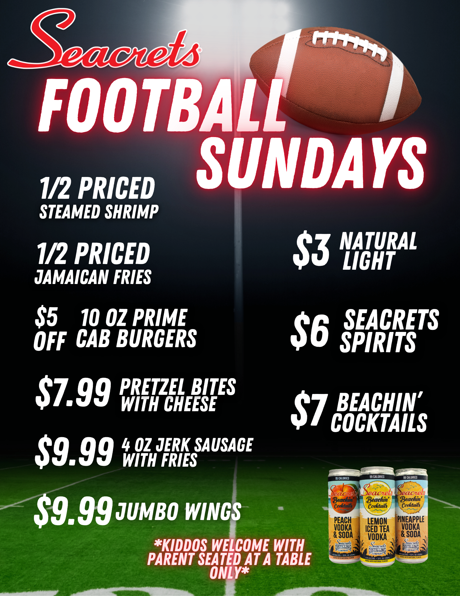 Specials | Seacrets® Jamaica | OCMD Bayfront Bar & Restaurant