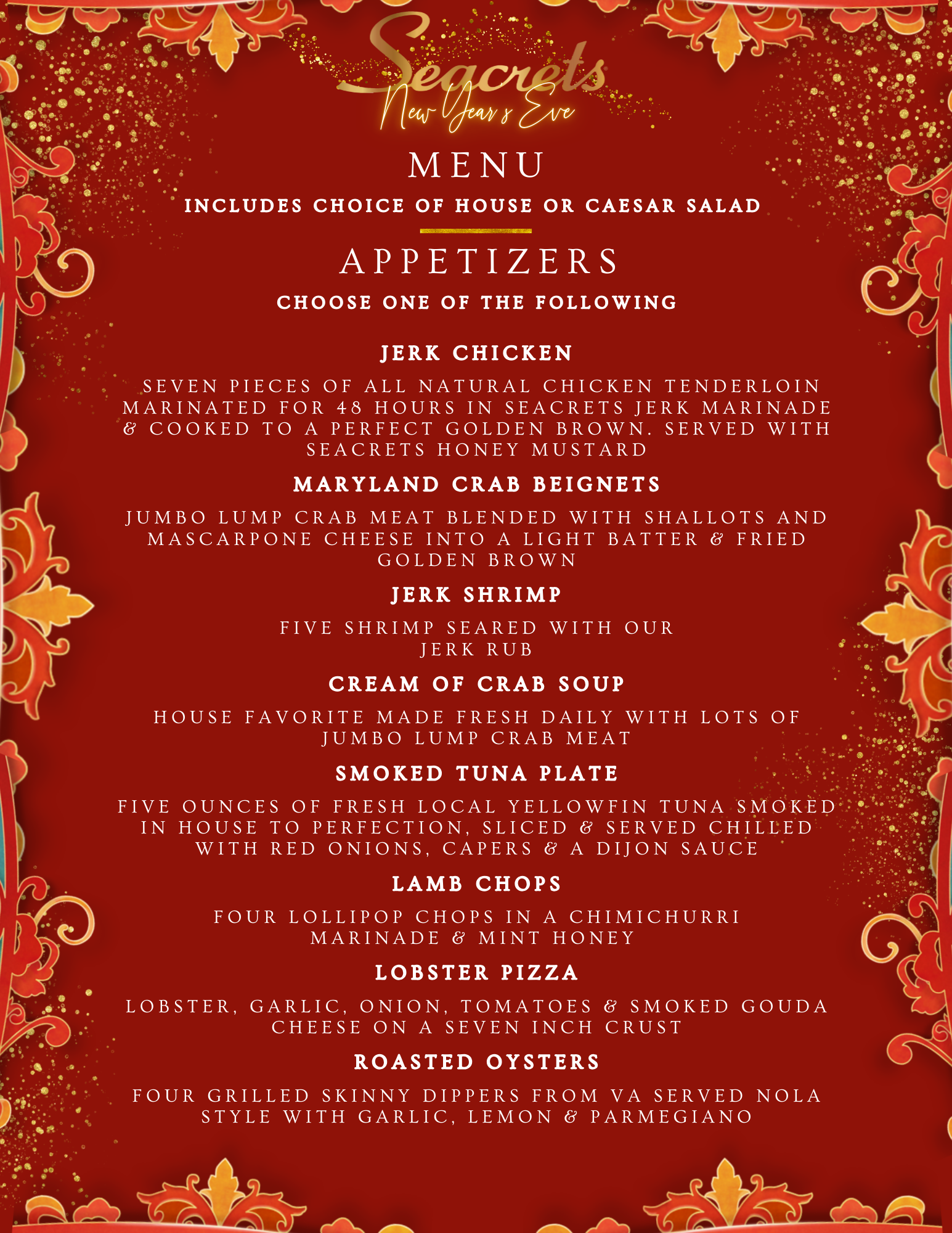 Seacrets NYE Celebration | Seacrets® Events | Ocean City, MD