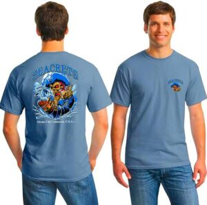 Skeleton Rum Bottle T-shirt | Seacrets Boutique