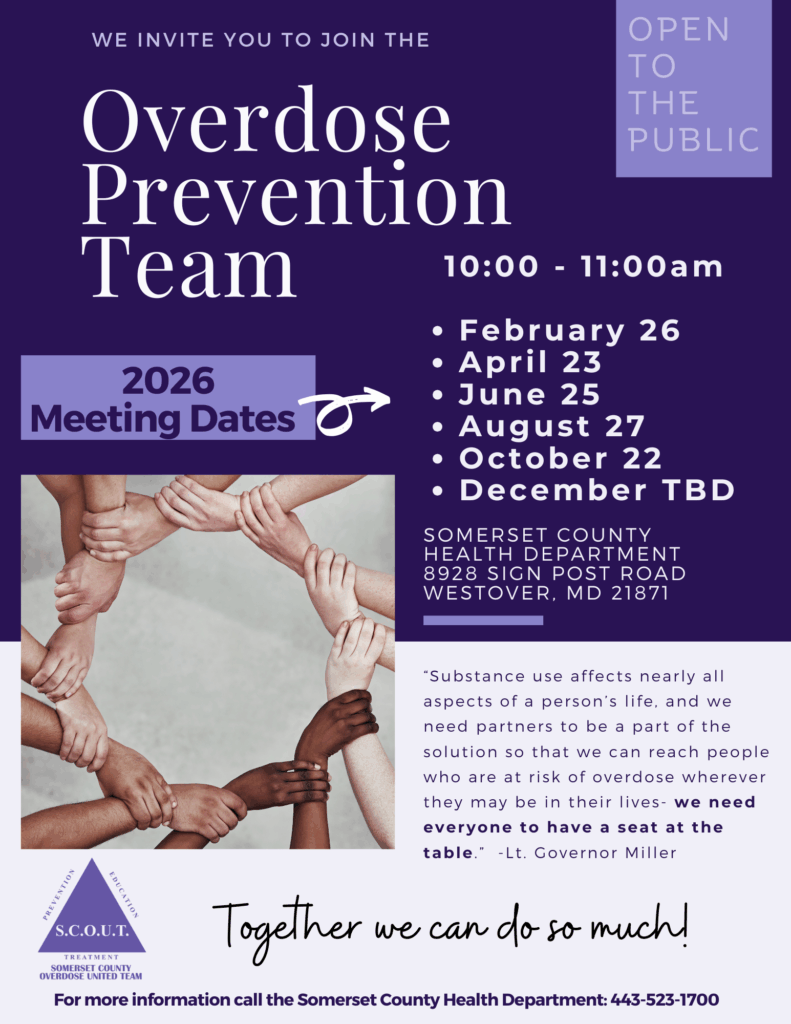 Overdose Prevention Team Meeting Announced for 2026
